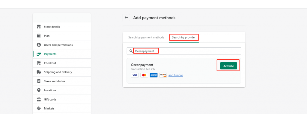 shopify – Operation Manual